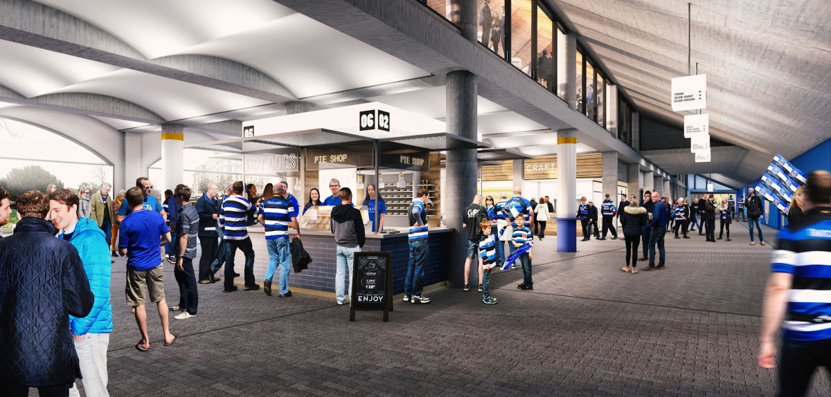 Galerie d'images de Bath Rugby Stadium • OStadium.com