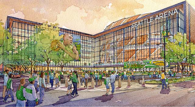 Présentation du Seattle Arena par HOK • OStadium.com