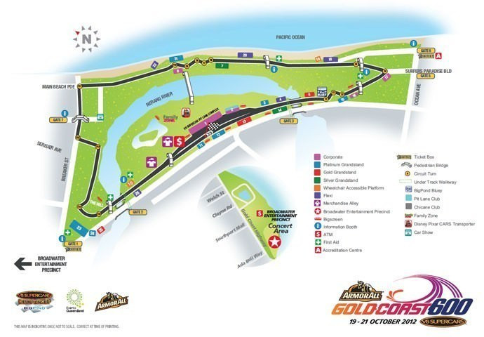 Transports de Surfers Paradise Street Circuit • OStadium.com