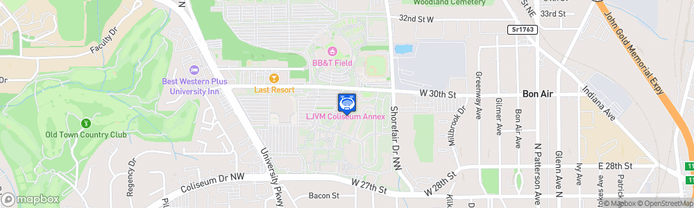 Winston-Salem Fairgrounds Annex • OStadium.com