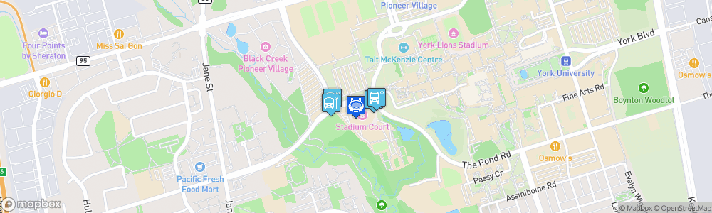 Transports de Rexall Centre • OStadium.com