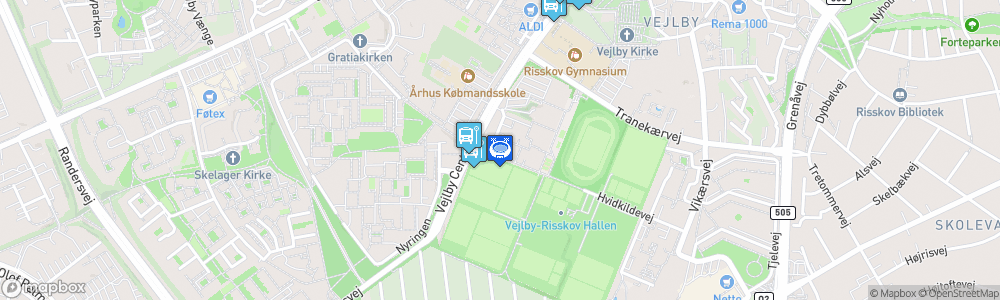 Transports de Vejlby-Risskov Hallen • OStadium.com