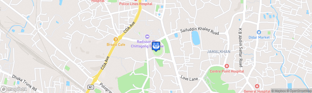 Transports de M. A. Aziz Stadium • OStadium.com