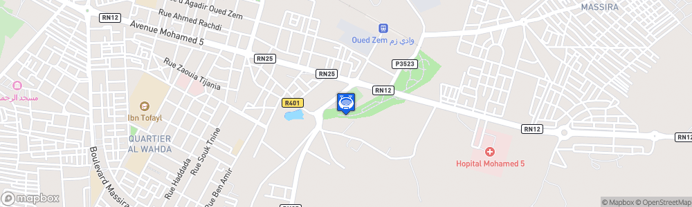 Stade municipal de Oued-Zem • OStadium.com