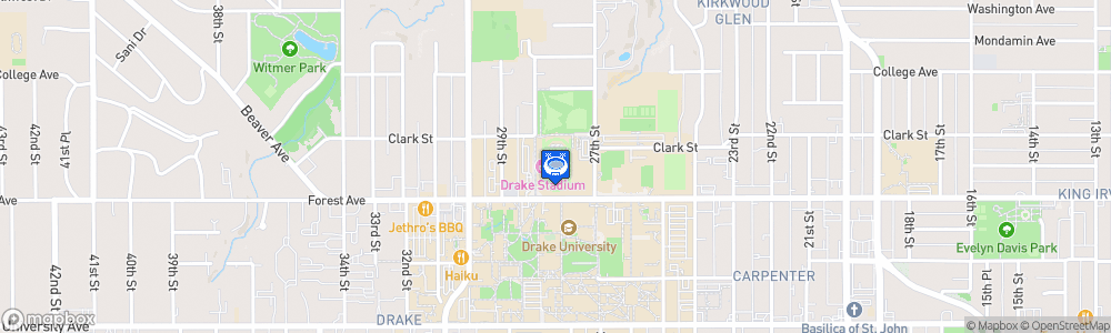 Drake Stadium • OStadium.com