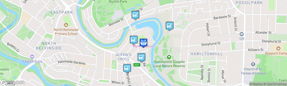 Transports de Firhill Stadium • OStadium.com